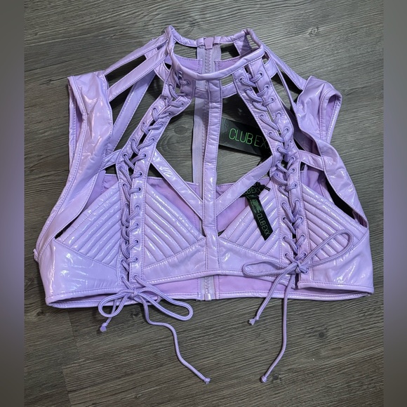 Dolls Kill | Tops | Nwt Dolls Kill Club Exx Lavender Rude Awakening ...